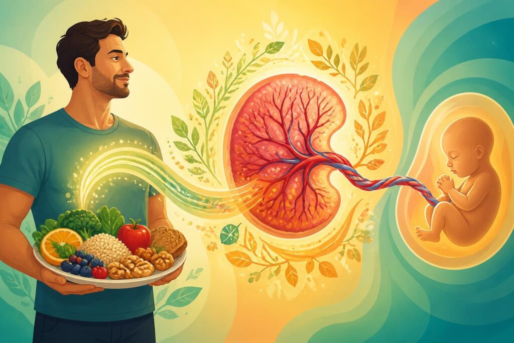 The key role of paternal nutrition on placental health